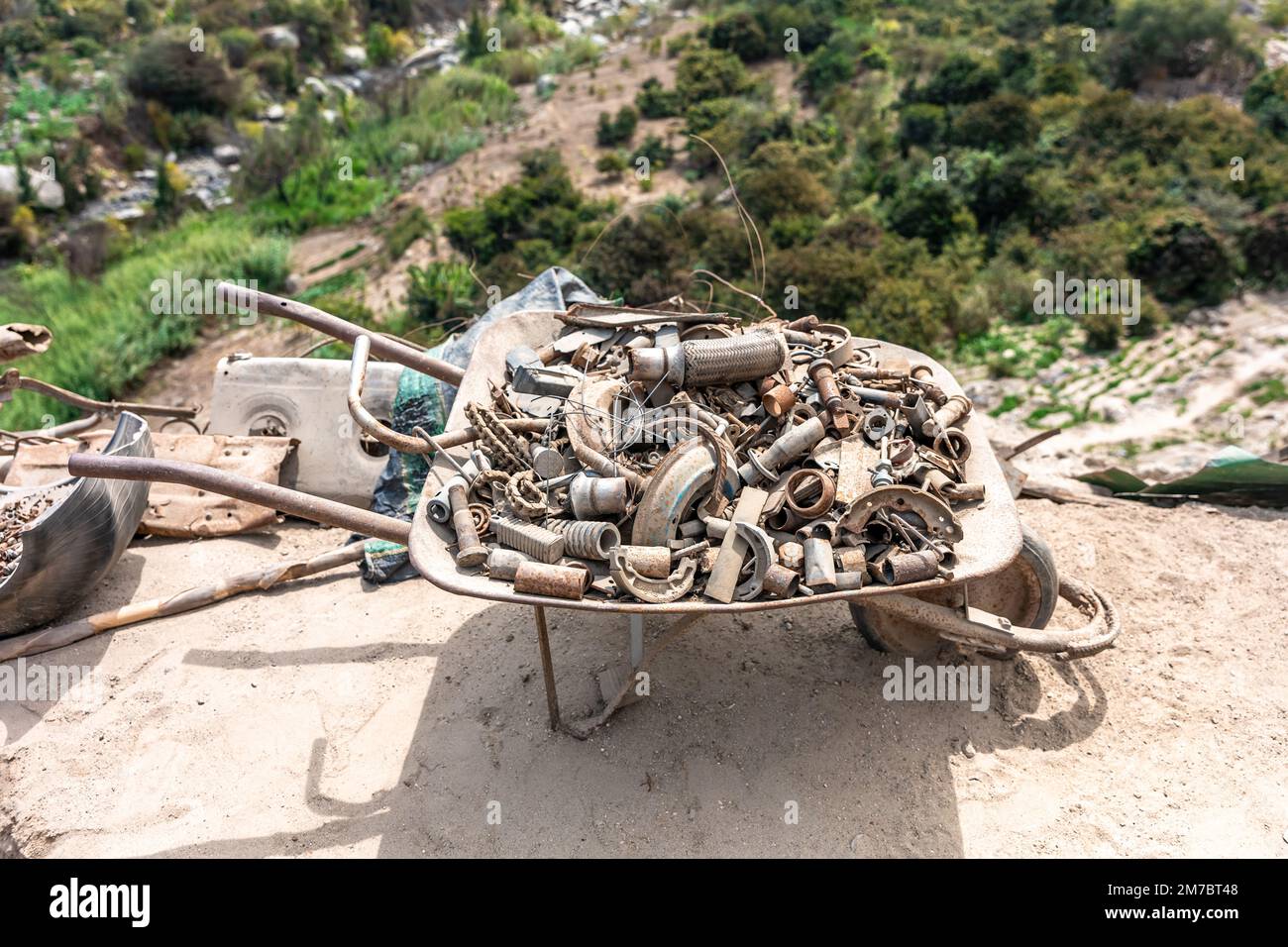 Collecting garbage peru hi-res stock photography and images - Alamy