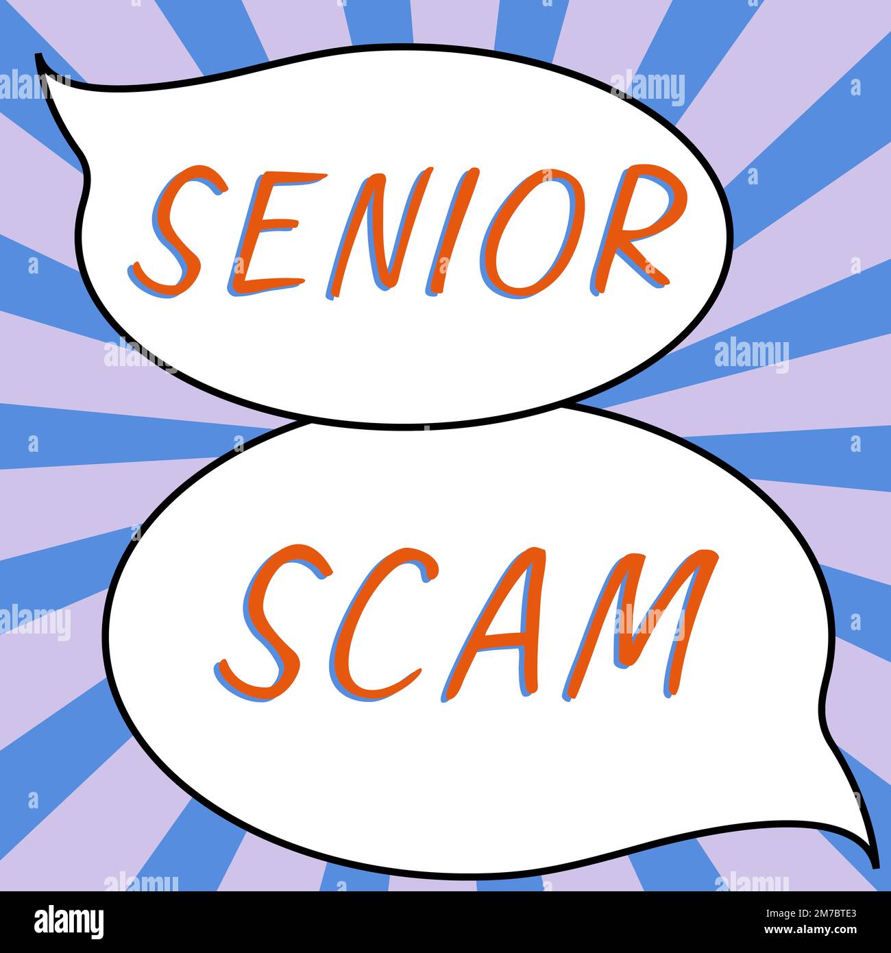 Text sign showing Senior Scam. Business approach fraud schemes ...