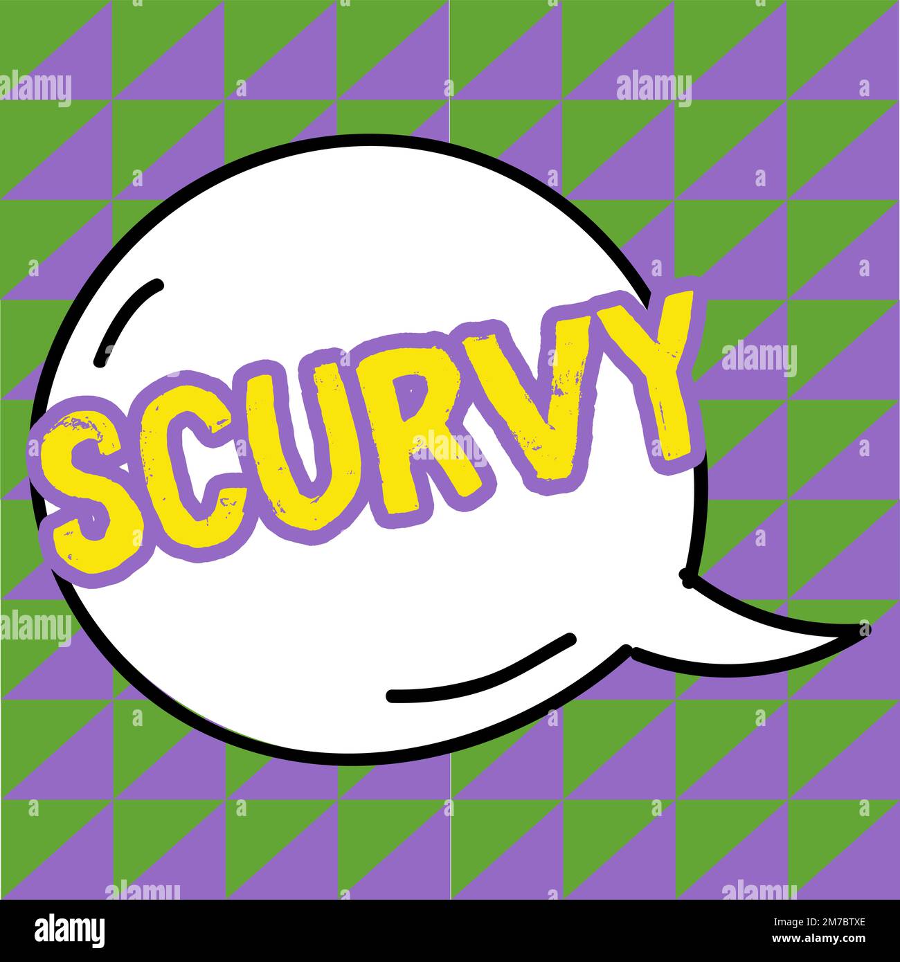 Conceptual display Scurvy. Internet Concept disease caused by a lack of ...