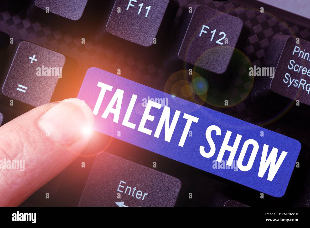 Sign displaying Talent Show. Internet Concept Competition of ...