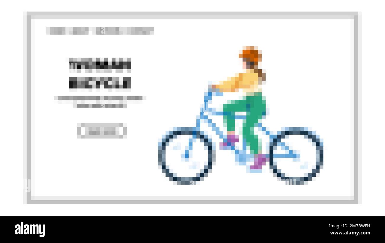 woman bicycle vector Stock Vector Image & Art - Alamy