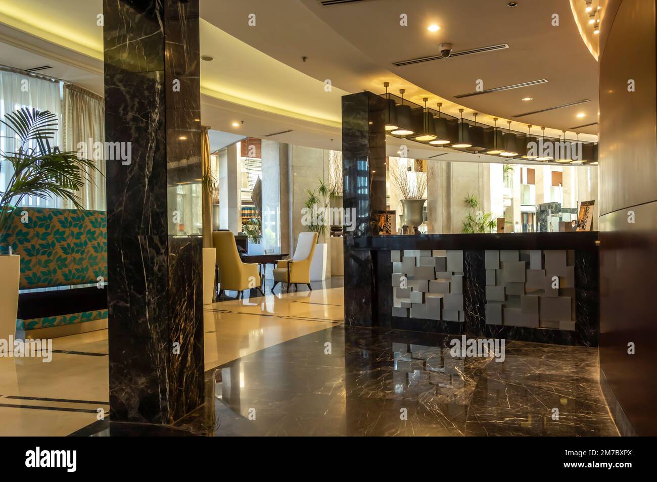 Sheraton Ankara Hotel & Convention Center reception. Turkey Stock Photo ...