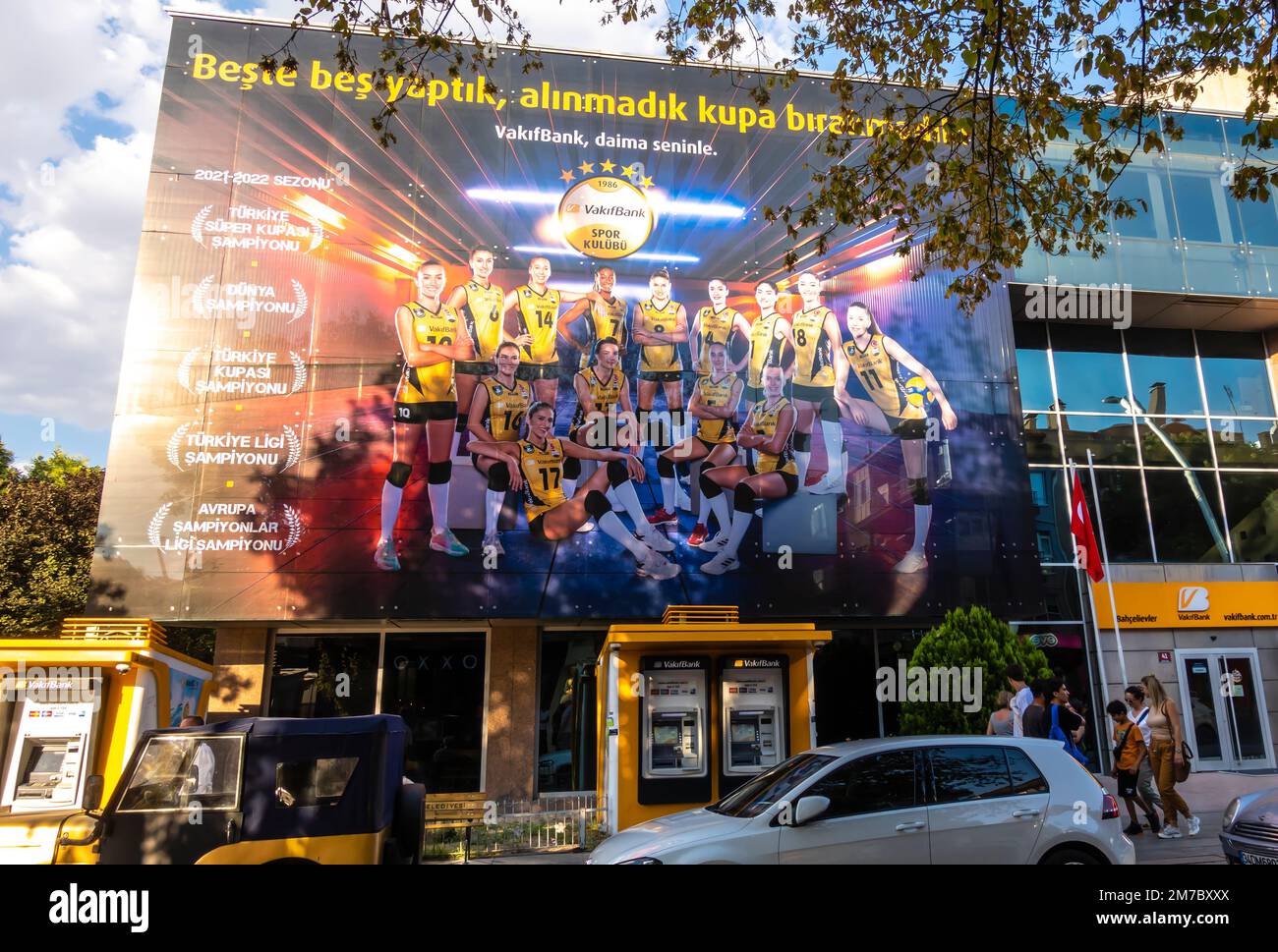 VakıfBank S.K. female women's Volleyball team billboard poster on the ...