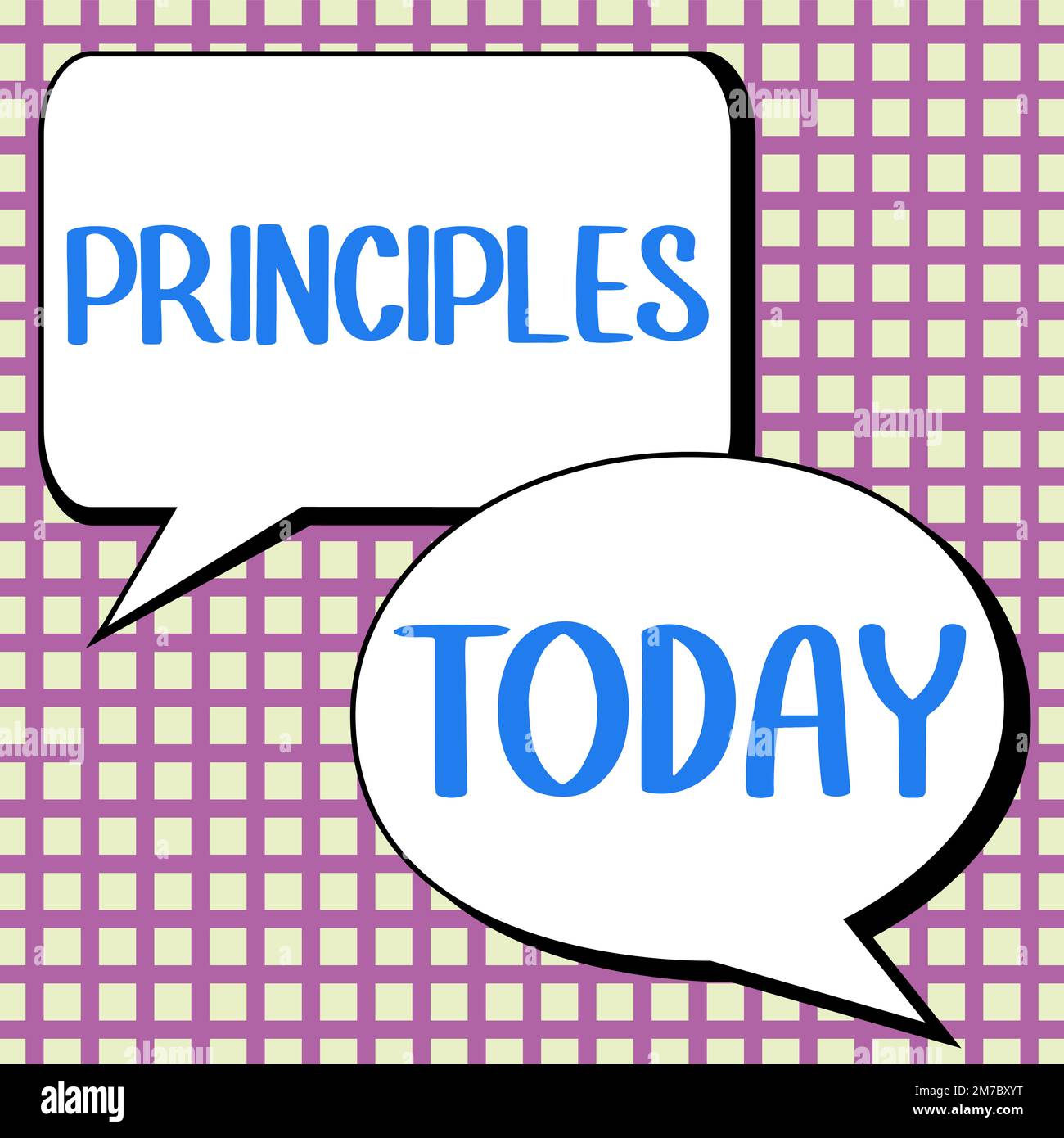 Sign displaying Principles. Conceptual photo fundamental truth that ...