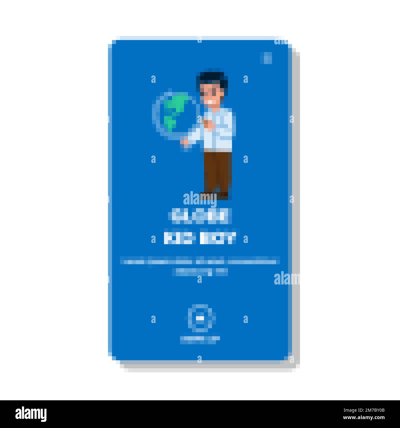 globe kid boy vector Stock Vector Image & Art - Alamy