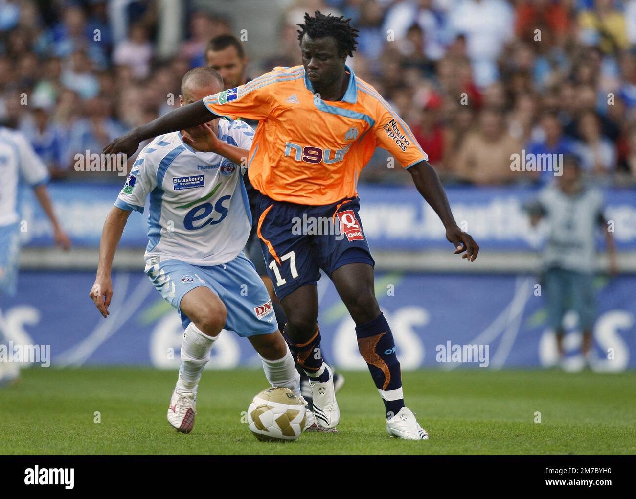 File photo dated August 4 ,2007 of OM's Modeste M' Bami during the ...