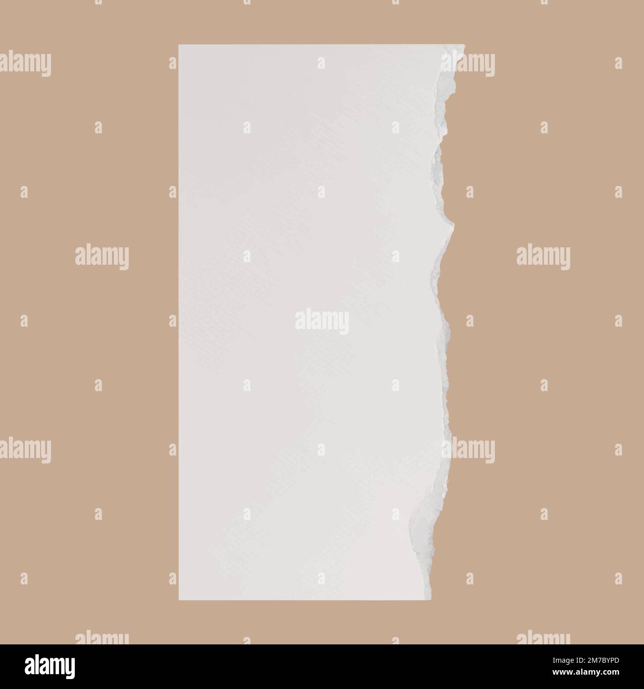 DIY ripped paper craft vector in white simple style Stock Vector Image ...