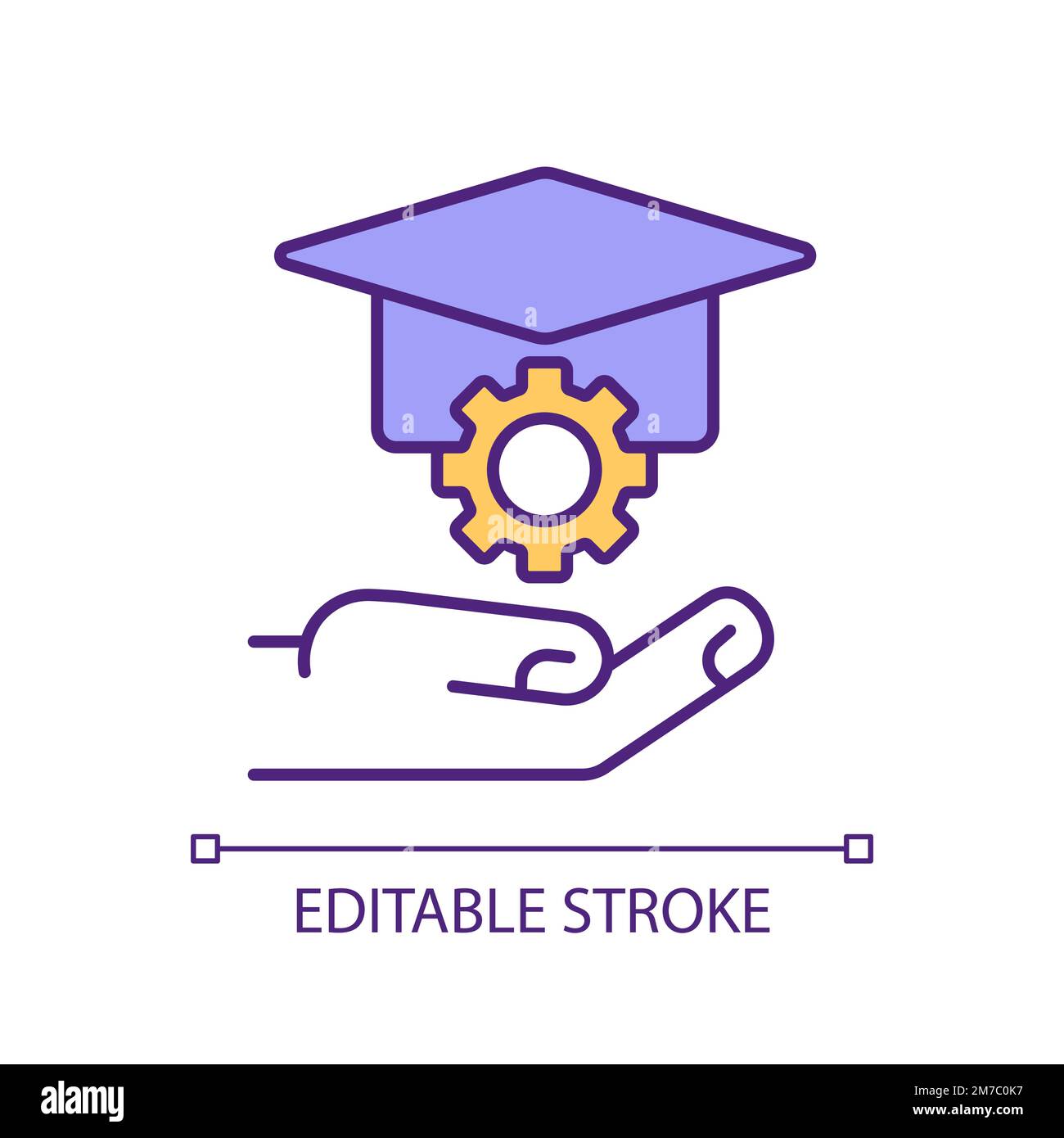 Student profile icon outline Stock Vector Images - Alamy