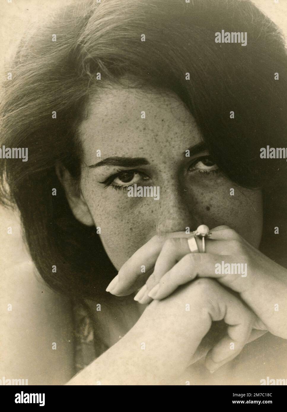 Italian actress Manuela Palermi, 1970s Stock Photo - Alamy