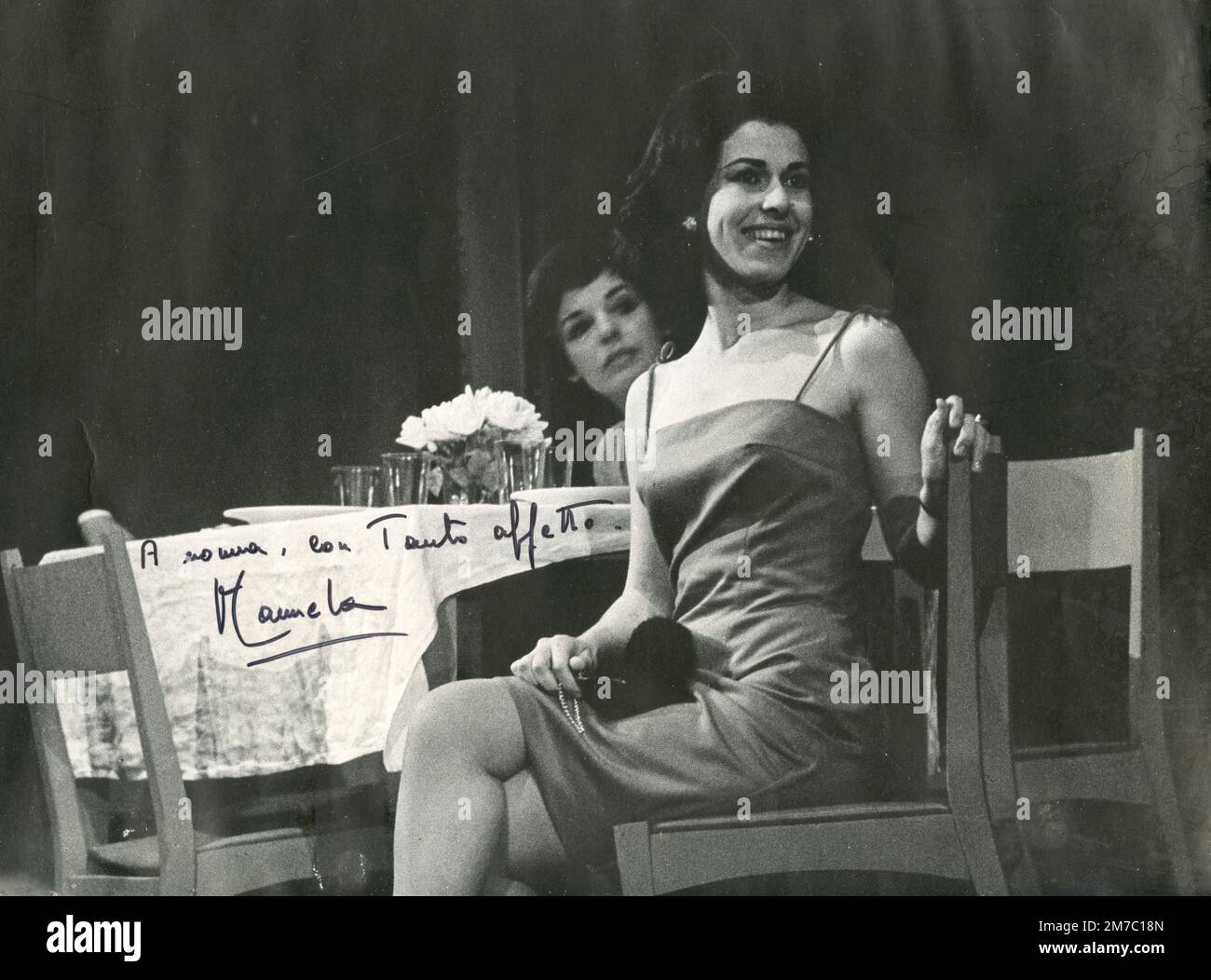 Italian actress Manuela Palermi, 1970s Stock Photo - Alamy