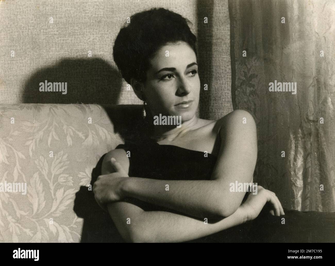 Italian actress Manuela Palermi, 1970s Stock Photo - Alamy