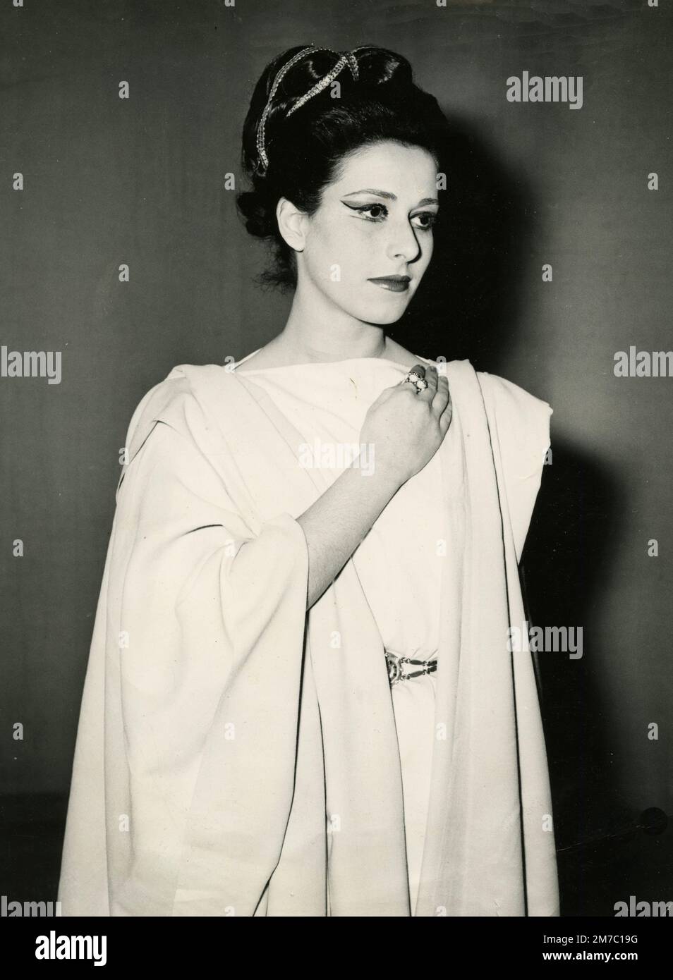 Italian actress Manuela Palermi, 1970s Stock Photo - Alamy