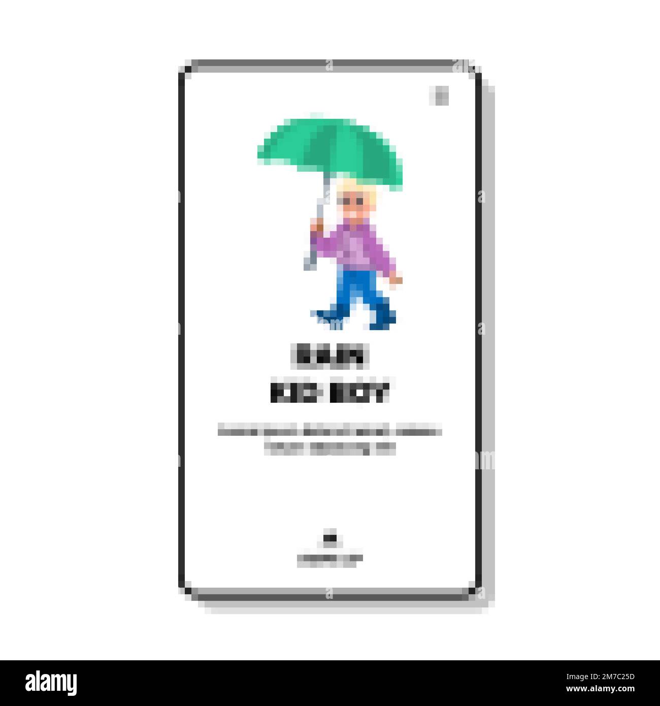 rain kid boy vector Stock Vector Image & Art - Alamy