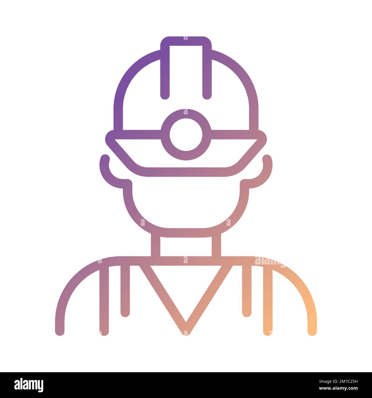 Miner pixel perfect gradient linear vector icon Stock Vector Image ... Miner pixel perfect gradient linear vector icon Stock Vector Image ...