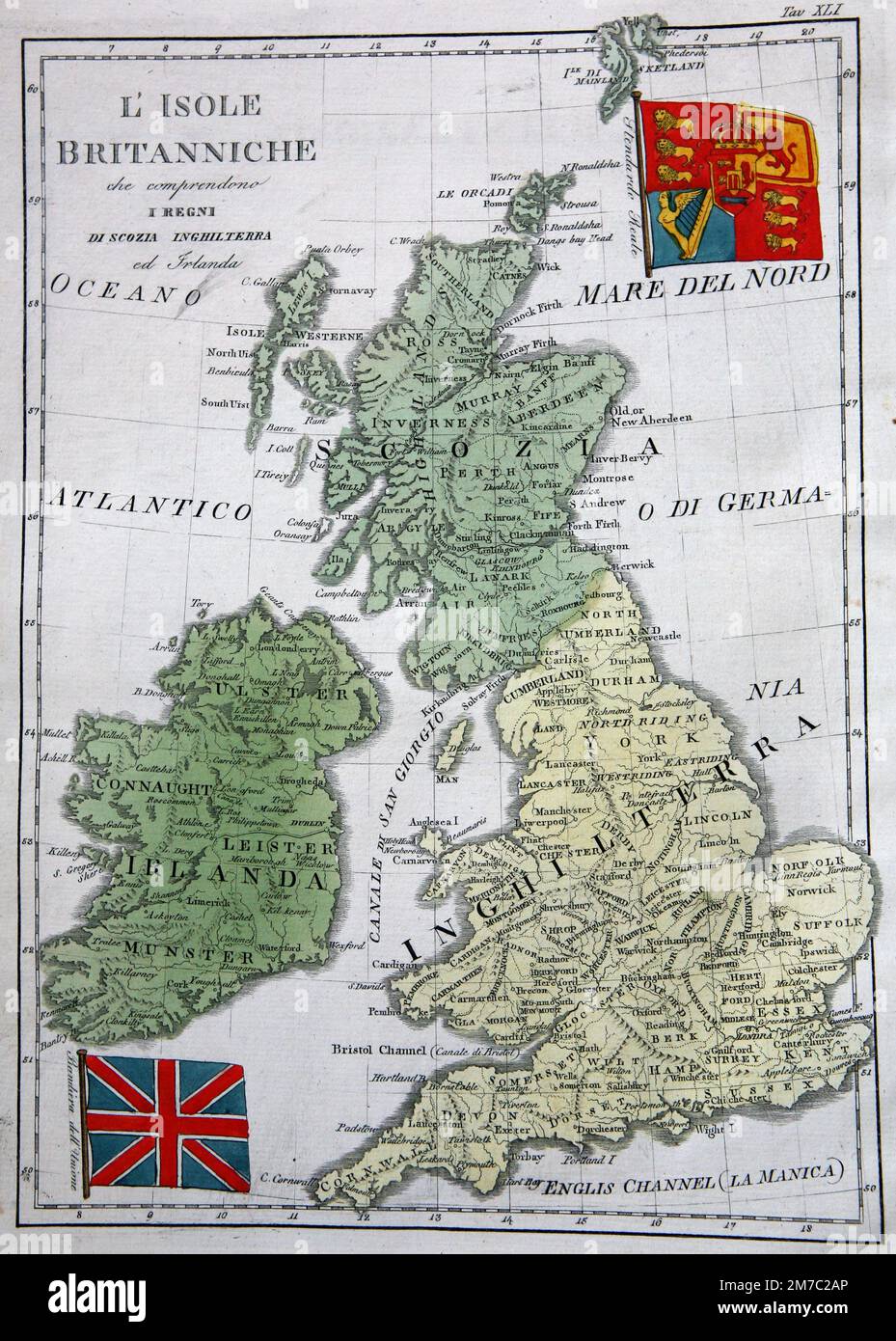 British Isles World Map
