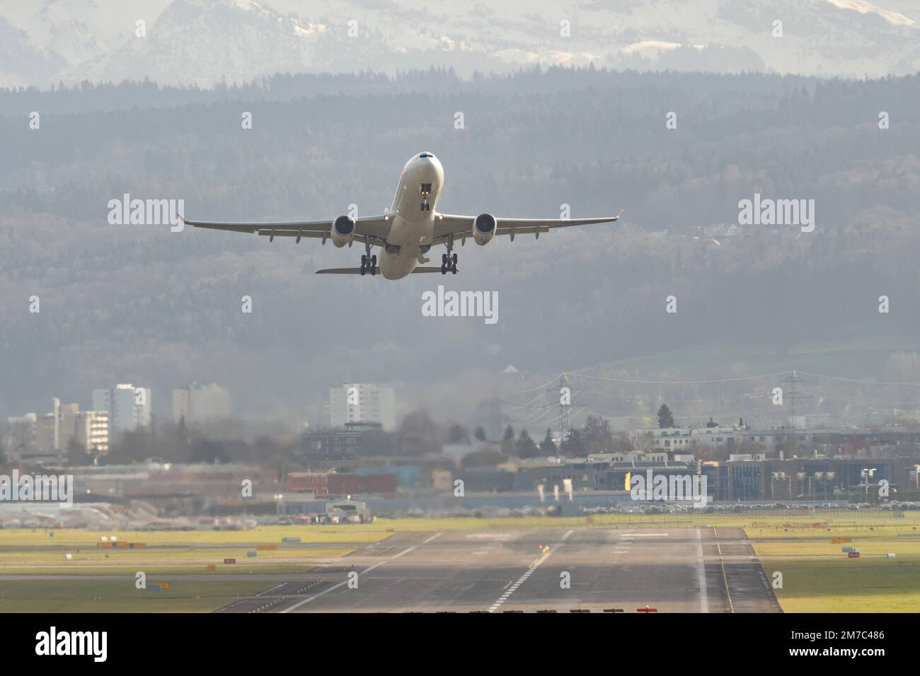 Zurich, Switzerland, December 23, 2022 Swiss international airlines ...