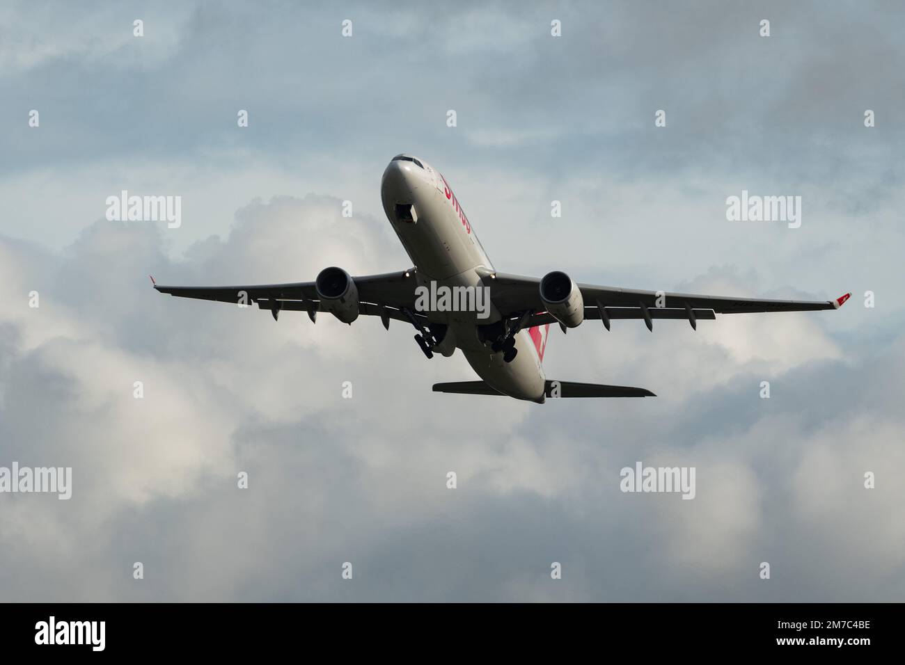 Zurich, Switzerland, December 23, 2022 Swiss international airlines ...