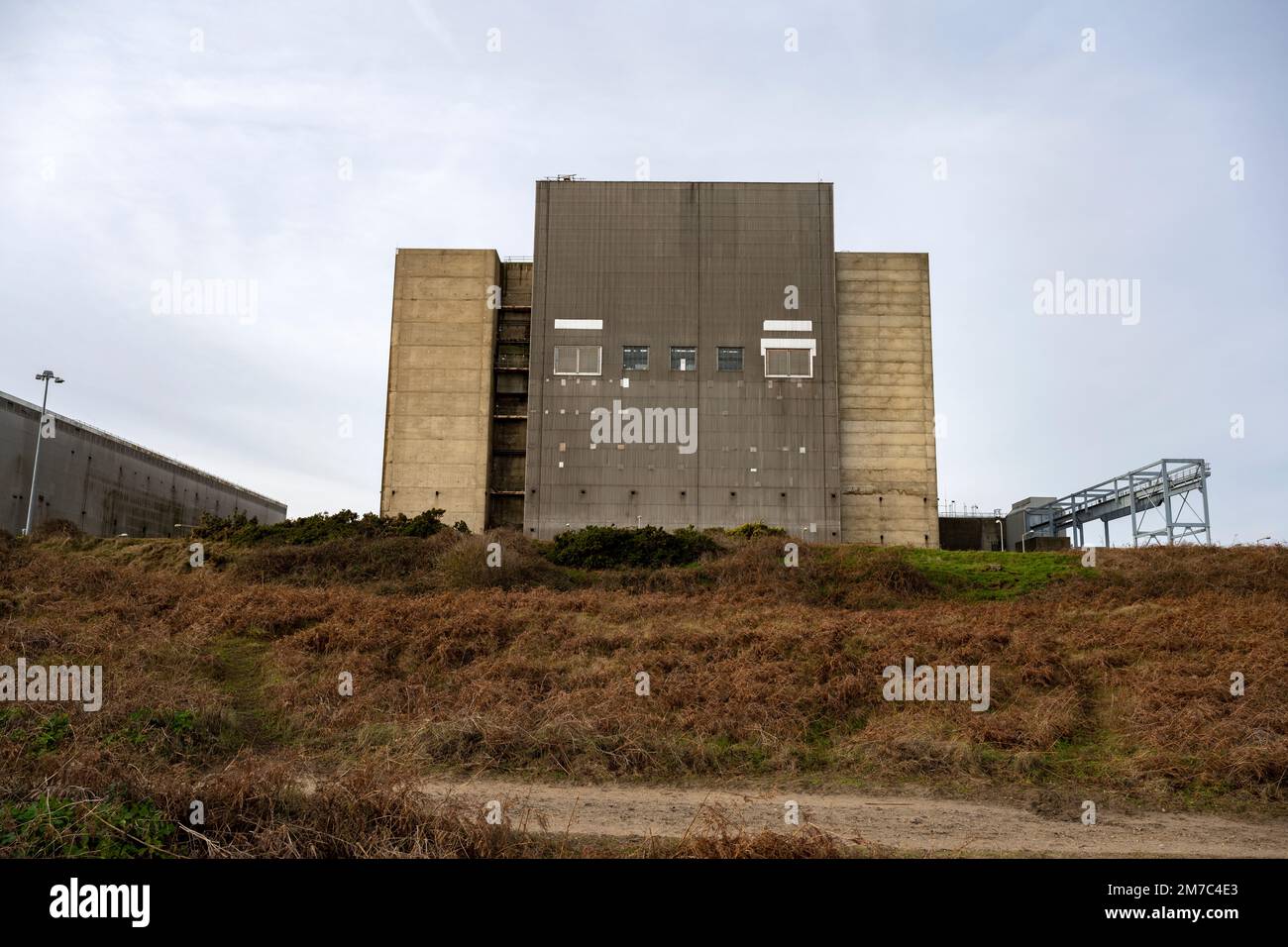 The decommissioned Sizewell A nuclear power station Suffolk UK Stock ...