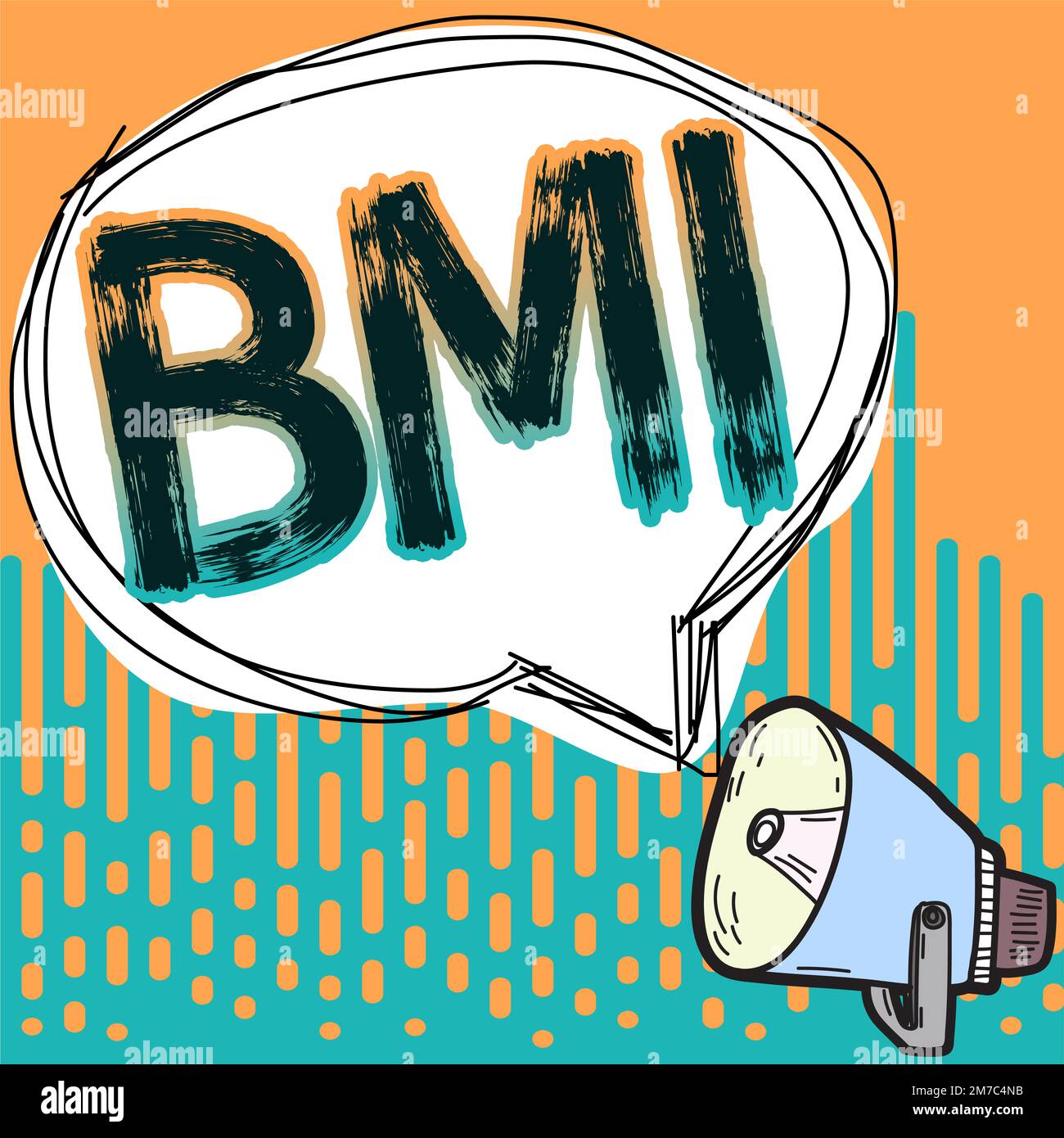 Hand writing sign Bmi. Concept meaning Method of estimating body fat ...
