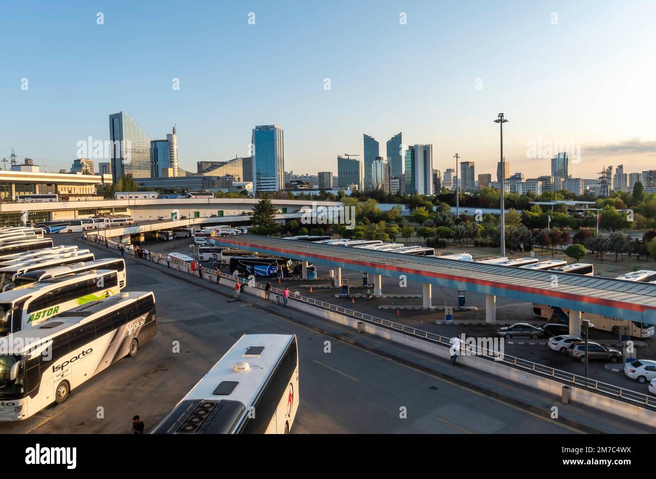 Ankara central bus station. Cityscape Ankara Turkey Stock Photo - Alamy