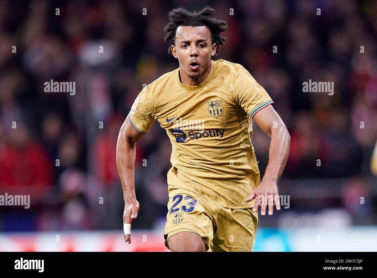 Madrid, Madrid, Spain. 8th Jan, 2023. Jules Kounde of FC Barcelona ...