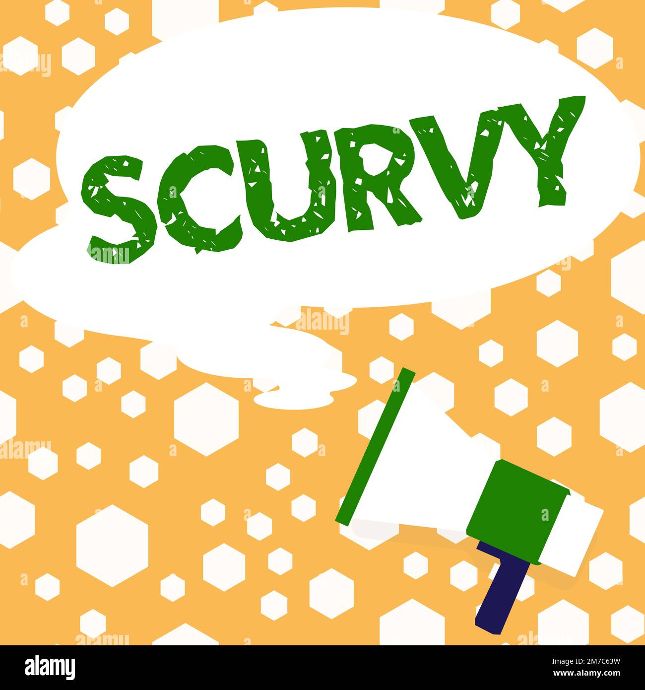 Conceptual display Scurvy. Conceptual photo disease caused by a lack of ...