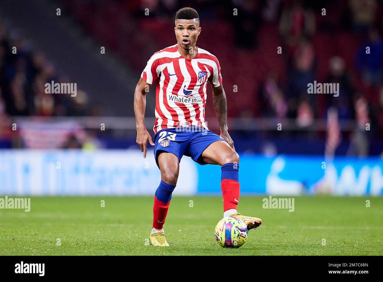 January 8, 2023, Madrid, Madrid, Spain: Reinildo Mandava of Atletico de ...