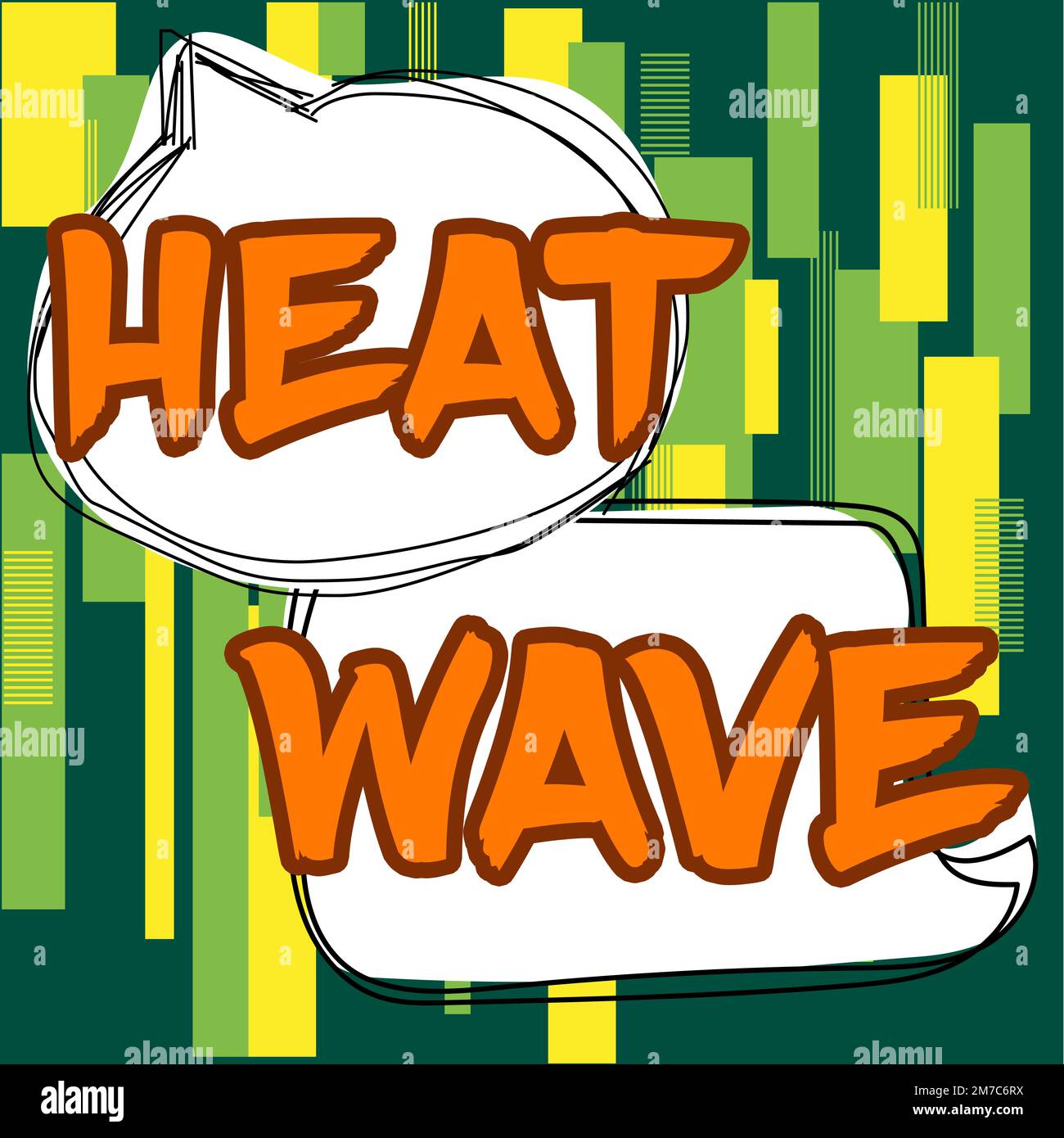 Hand writing sign Heat Wave. Conceptual photo a prolonged period of ...