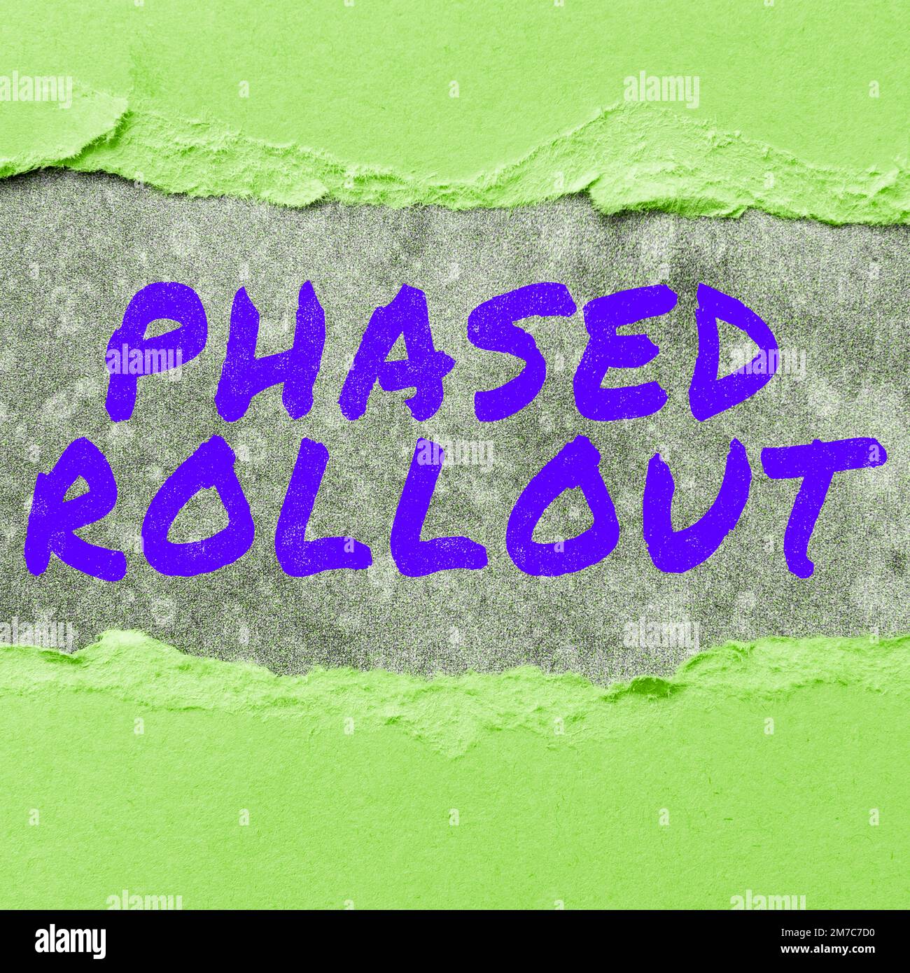 Sign displaying Phased Rollout. Business concept the practice of ...
