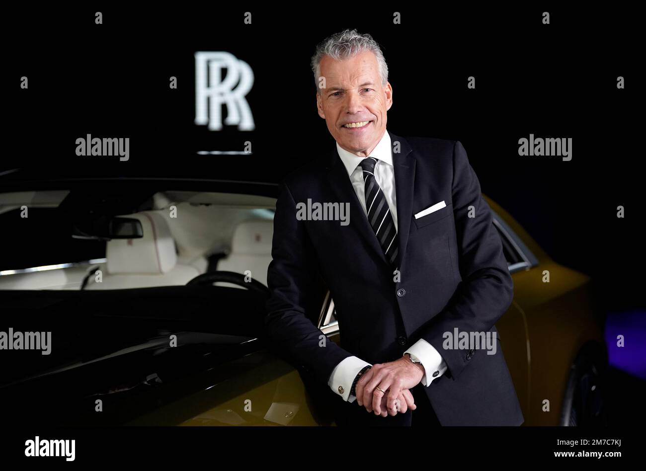 Rolls Royce CEO Torsten Muller-Otvos poses for a photograph at Rolls ...