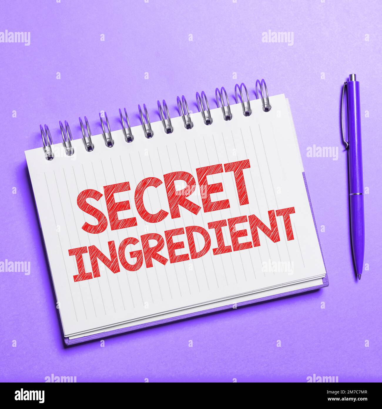 Text sign showing Secret Ingredient. Business showcase special ...