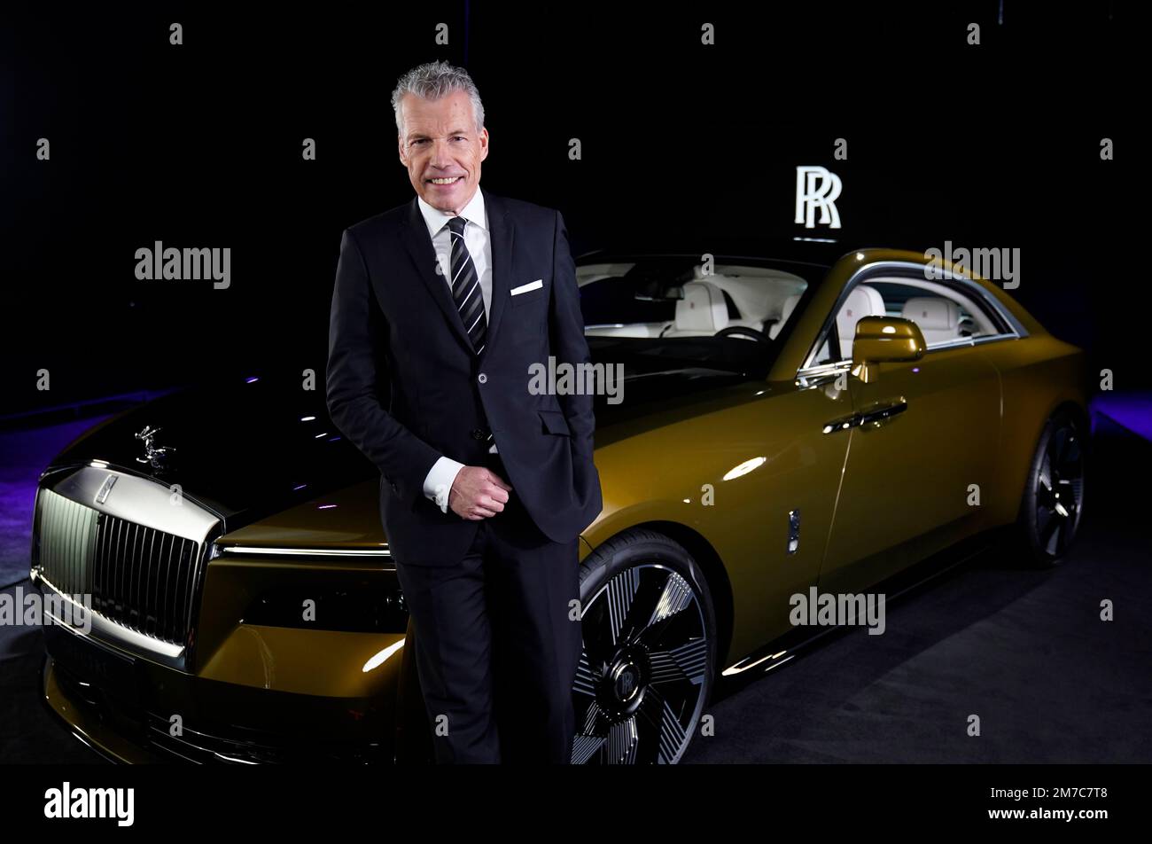 Rolls Royce CEO Torsten Muller-Otvos poses for a photograph at Rolls ...