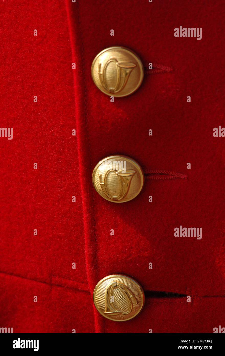 France. Venery. Details of a costum of a huntsman Stock Photo - Alamy