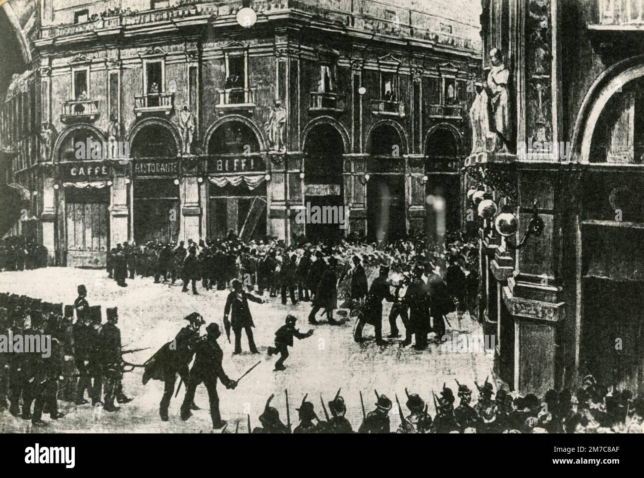 The first May the First: Police and military stopping the Trade Union ...