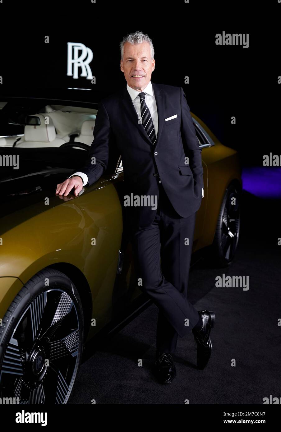Rolls Royce CEO Torsten Muller-Otvos poses for a photograph at Rolls ...