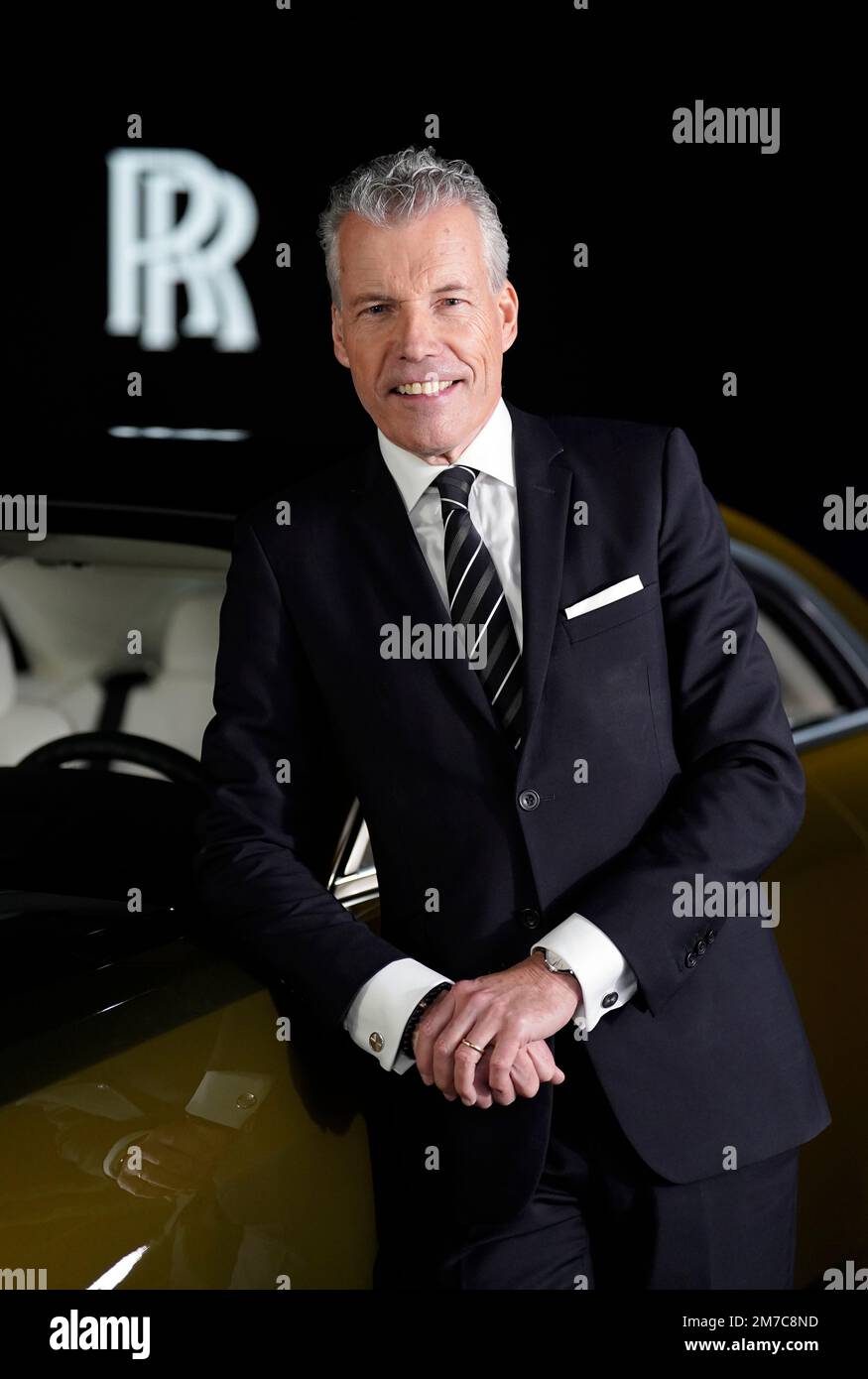 Rolls Royce CEO Torsten Muller-Otvos poses for a photograph at Rolls ...