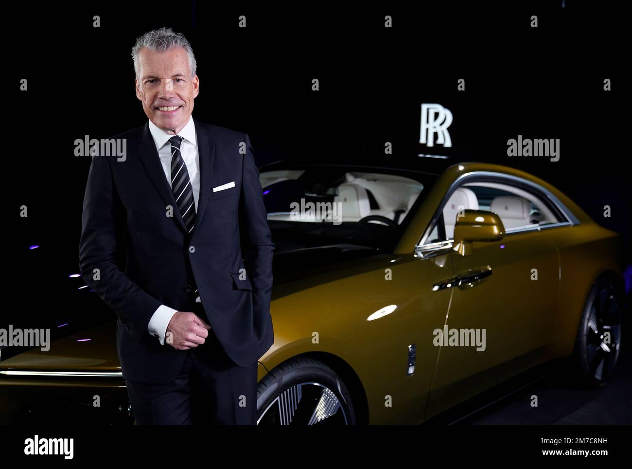Rolls Royce CEO Torsten Muller-Otvos poses for a photograph at Rolls ...