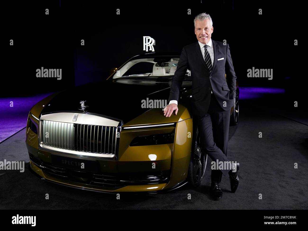 Rolls Royce CEO Torsten Muller-Otvos poses for a photograph at Rolls ...