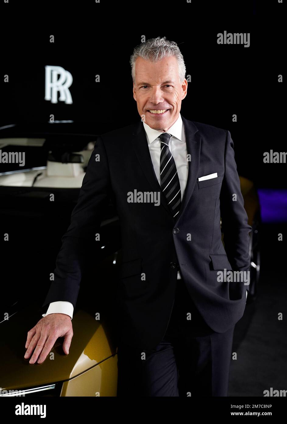 Rolls Royce CEO Torsten Muller-Otvos poses for a photograph at Rolls ...