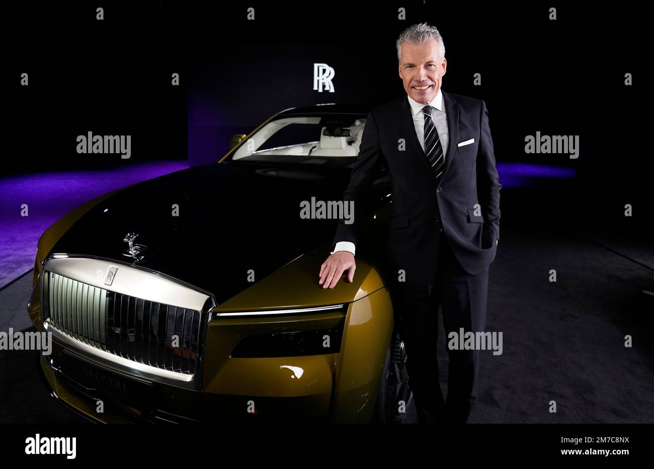 Rolls Royce CEO Torsten Muller-Otvos poses for a photograph at Rolls ...