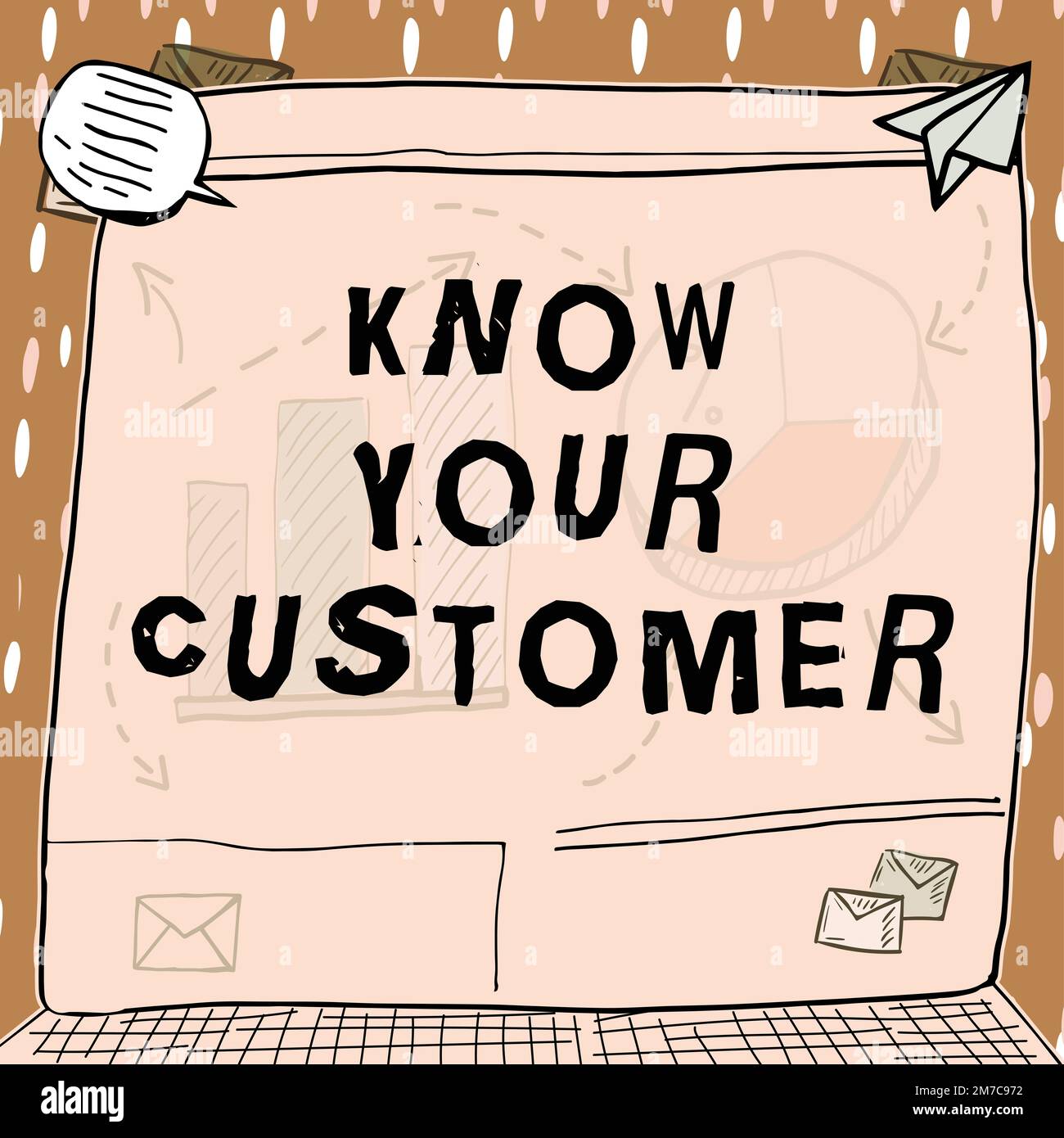 Text Caption Presenting Know Your Customer Business Approach Marketing