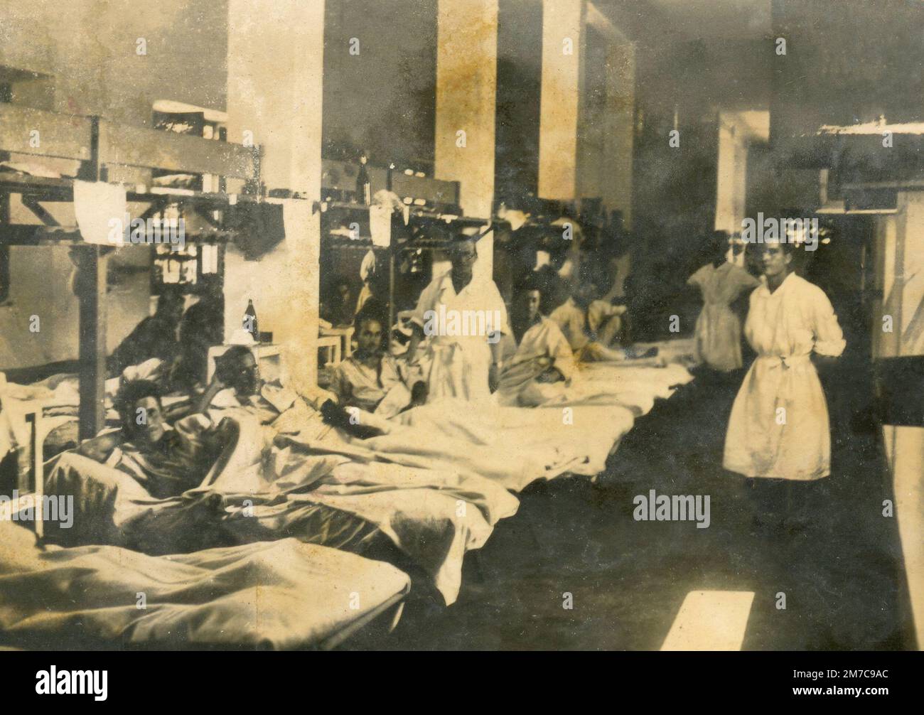 Military hospital ward, Italy 1940s Stock Photo - Alamy
