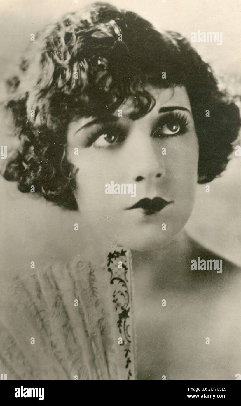 Portrait of American silent film actress Viola Dana, 1920s Stock Photo ...