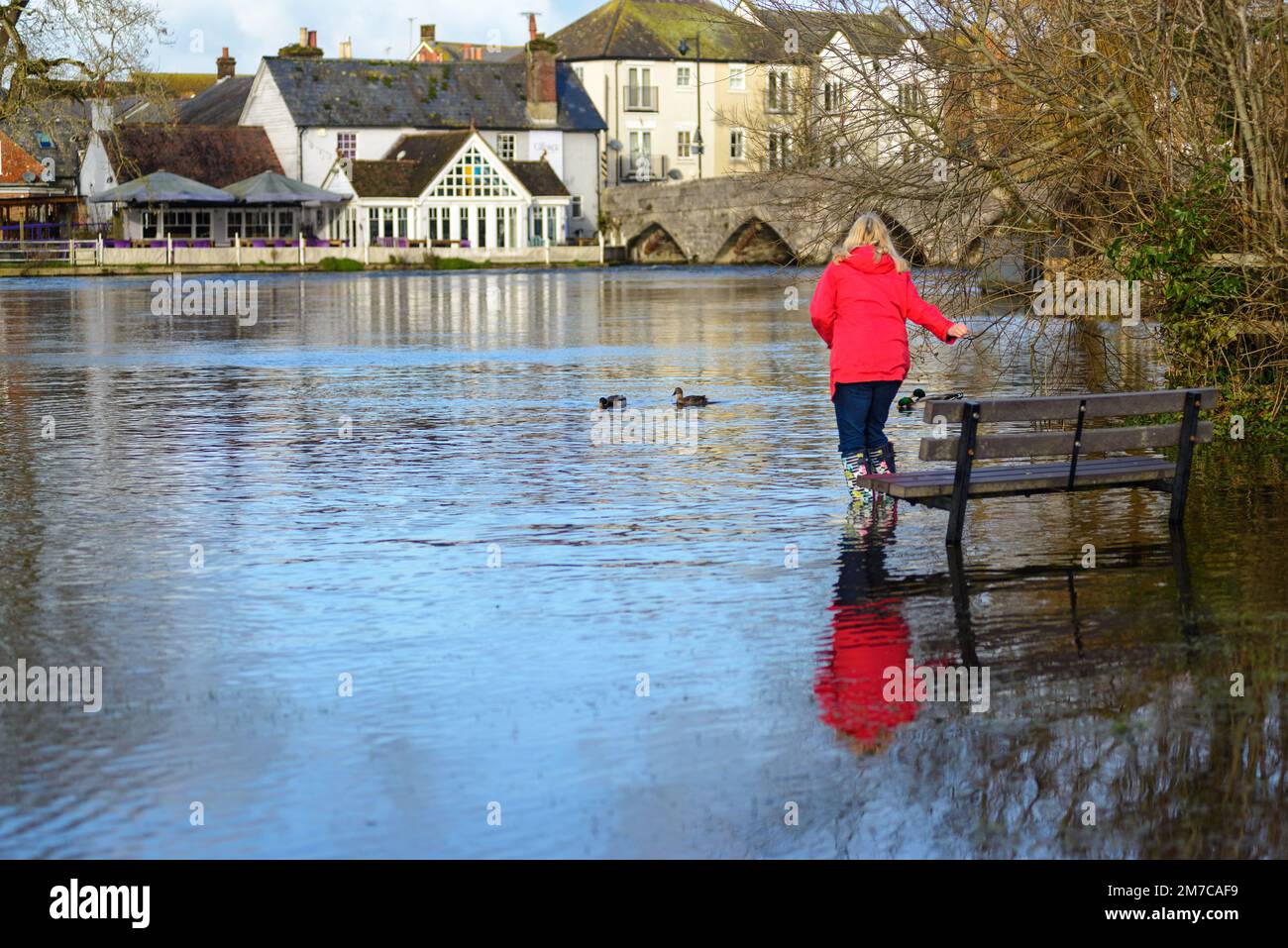 Fordingbridge, Hampshire, UK, 9th January 2023, Weather: A dry ...