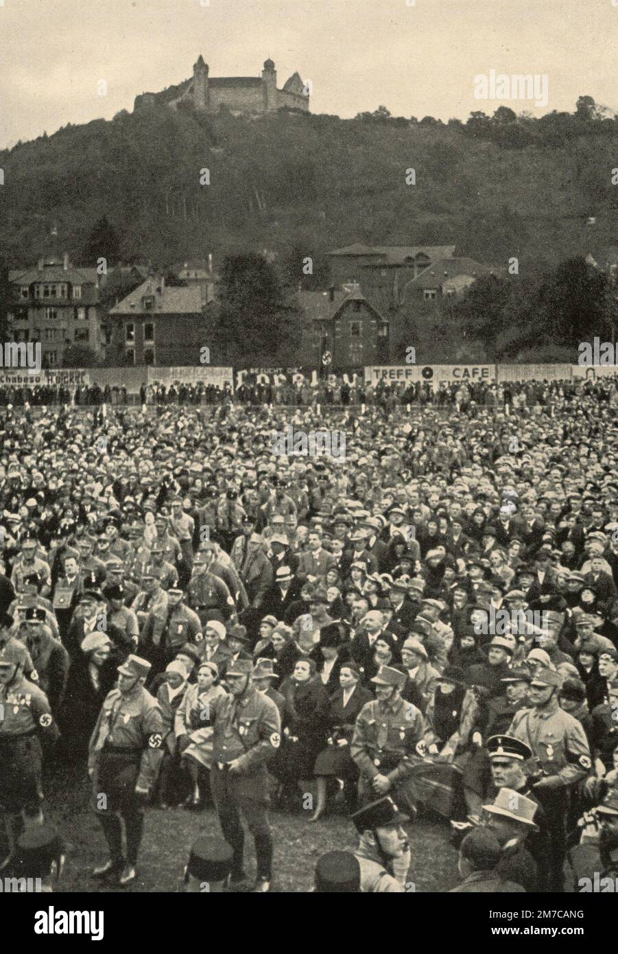 Nazi gathering in Coburg, Germany 1932 Stock Photo - Alamy