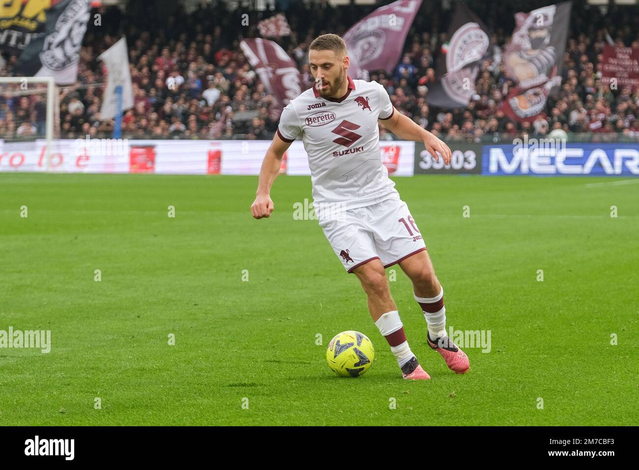 Torino's Croatian midfielder Nikola Vlasic controls the ball during the ...