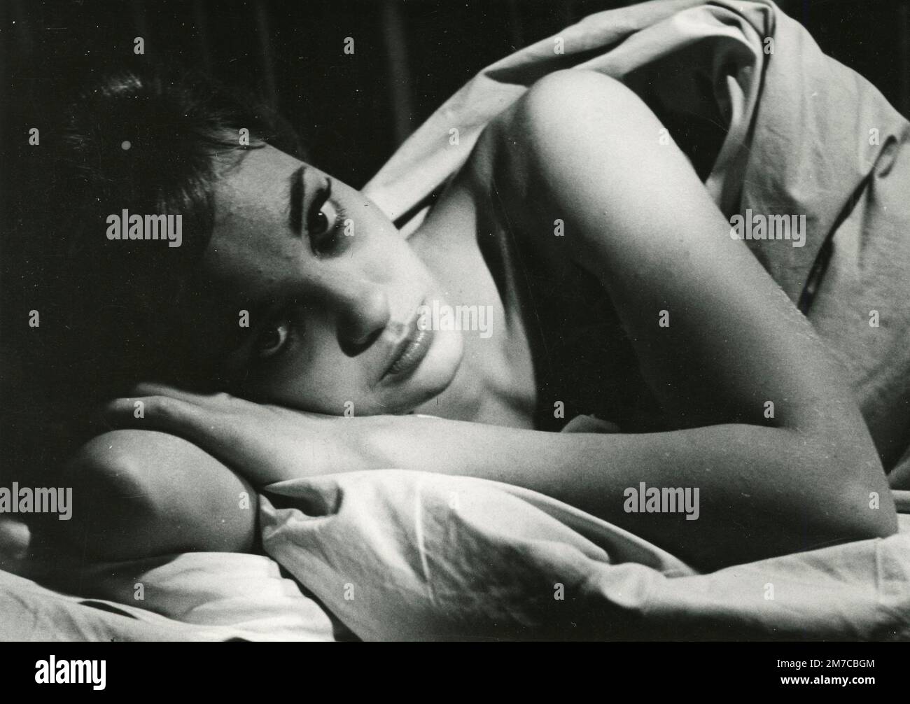 Danish actress Malene Schwarz in the movie The Duel (Duellen), Denmark 1962 Stock Photo - Alamy