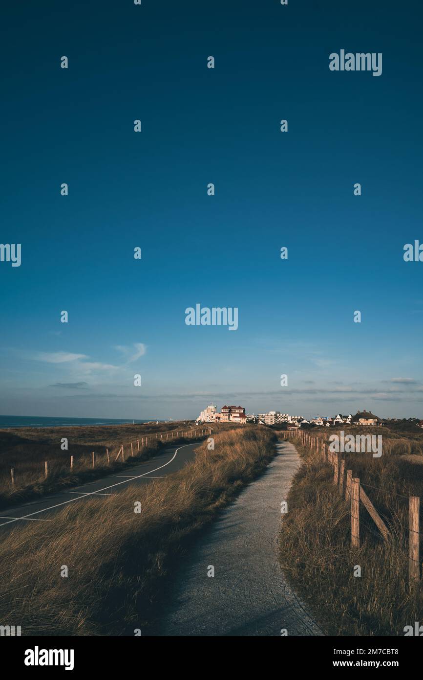 Sand path though the dunes Stock Photo - Alamy
