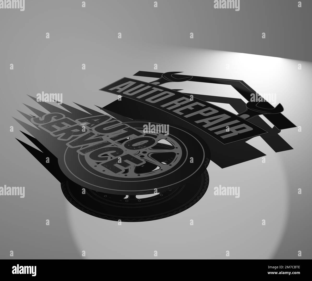 Various forms of 3d rendering designs that can be used for poster ...