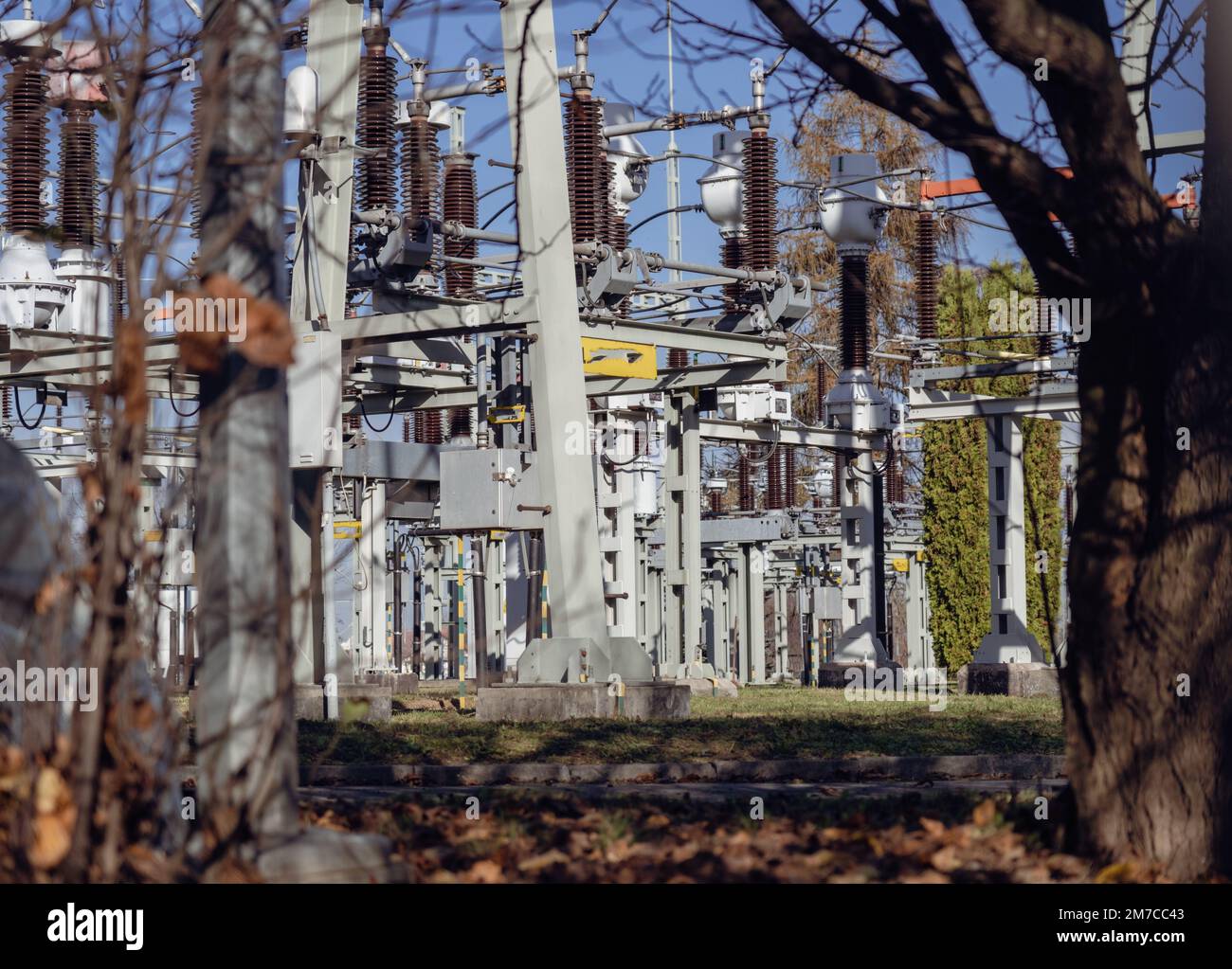 Transformer and energy center - electricity and energy distribution in ...